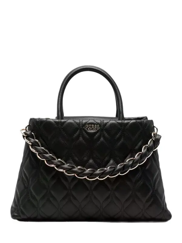 Guess Quilted Tote Bag - Black