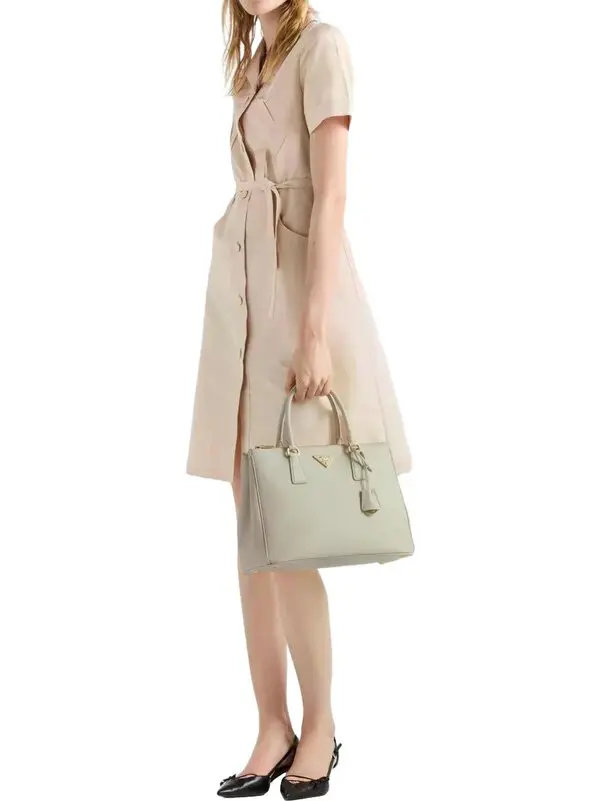 Prada Galleria Saffiano Leather Large Bag - White