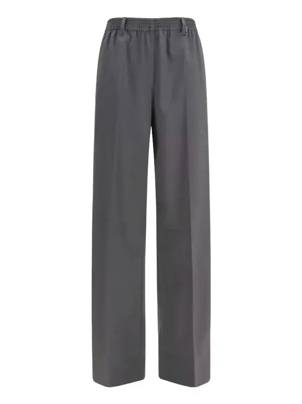 Miu Miu Stretch Wool Pants - Grey