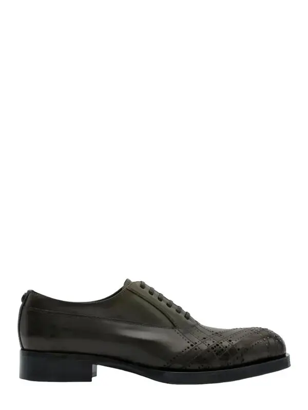 Burberry Leather Windermere Oxford Shoes - Brown