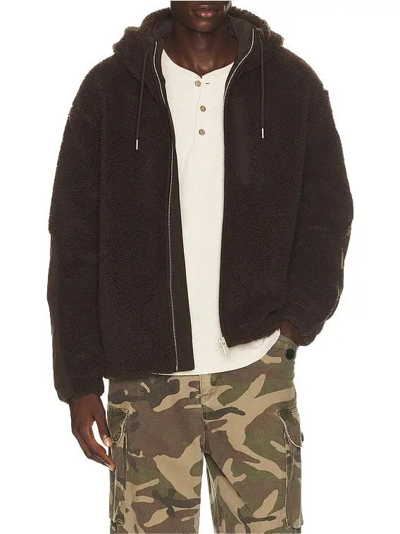Canada Goose Harrier Fleece Full Zip Hoodie In . Also - Brown