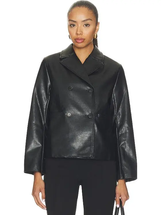 Rag & Bone Finley Faux Leather Coat In . Also - Black