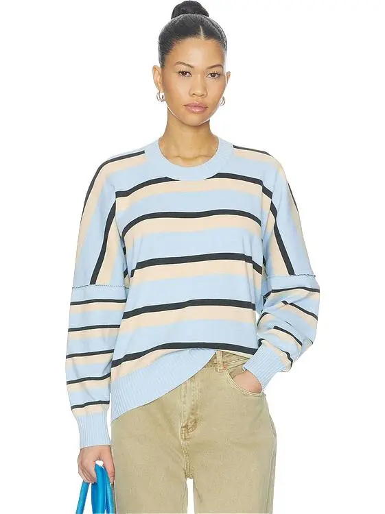 Free People Stripe Muse Pullover In . Also - Multi