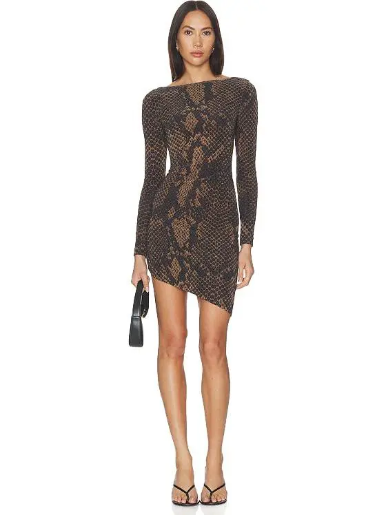 FENERS Perla Dress In . Also - Brown