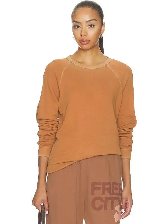 FREECITY Lucky Rabbits Sweatshirt In . Also - Rust