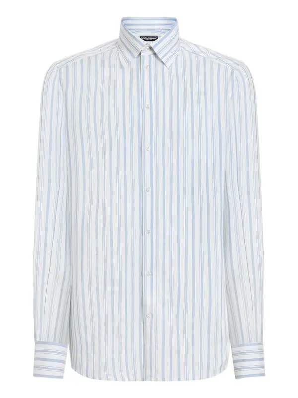 Dolce & Gabbana Striped Cotton Shirt Shirts - Multicolor