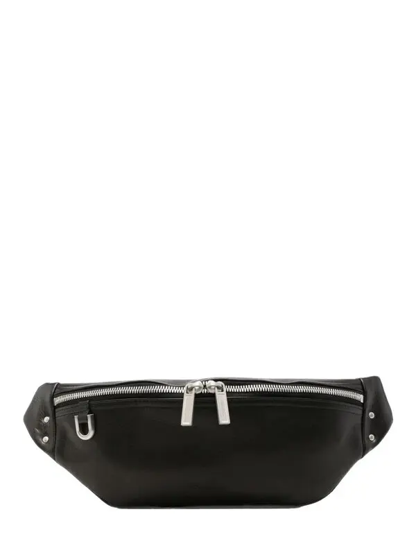 Rick Owens Leather Bumbag - Black