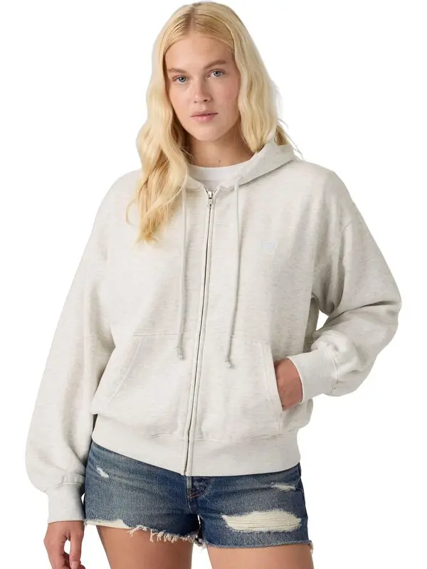 LEVI'S Everyday Full Zip Hoodie - Grey