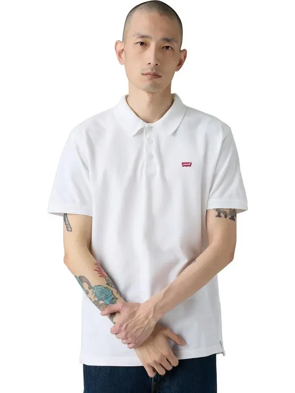 LEVI'S Housemark Polo - White