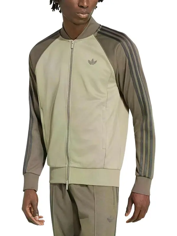 Adidas Sst Striped Jacket - Neutrals