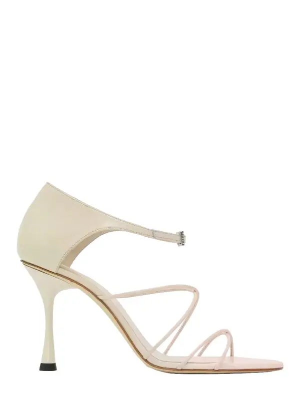 Studio Amelia Greta Buckle-strap Sandals - Neutrals