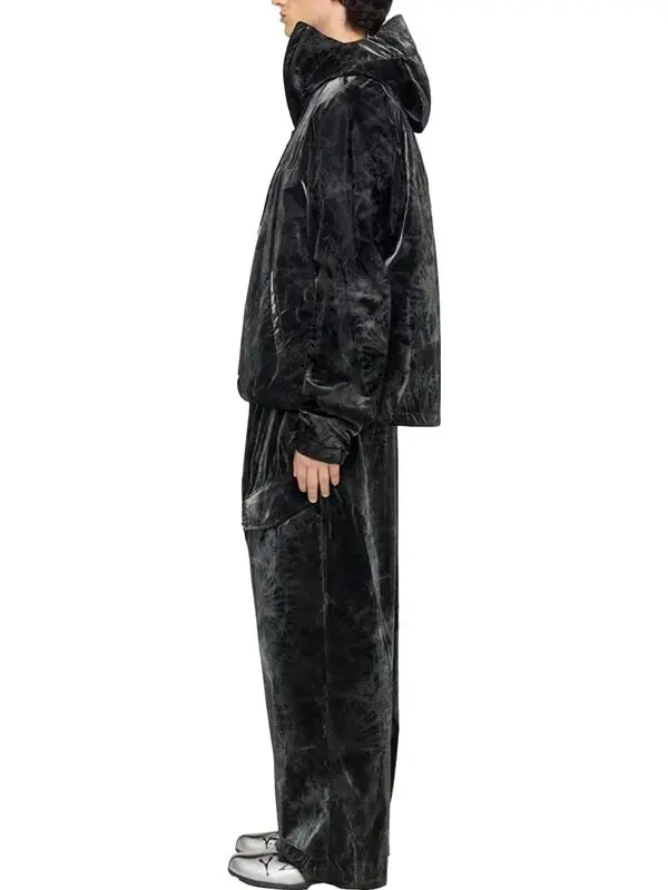 Y3 Marble-print Windbreaker - Black