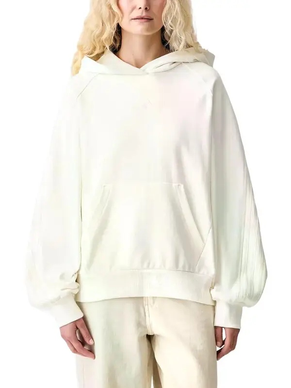 Adidas Embroidered Logo Raglan Sleeve Hoodie - White