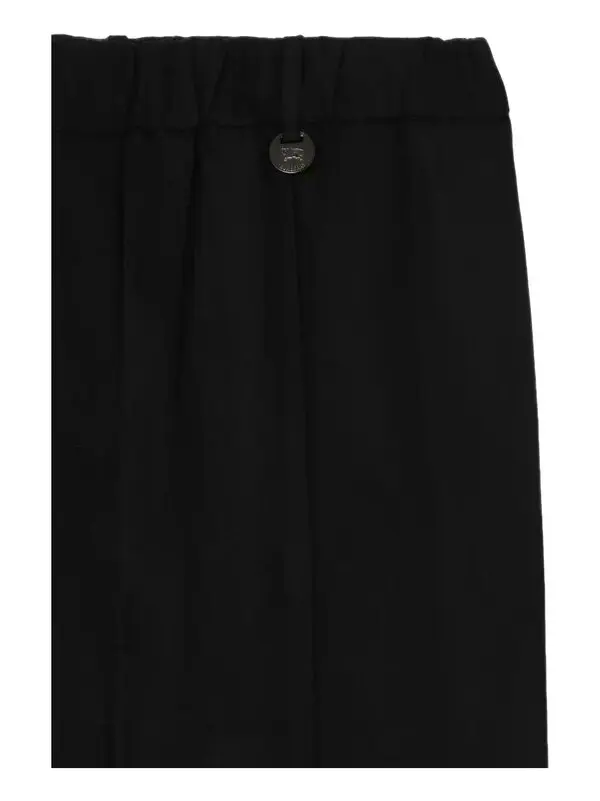 Burberry Wool Jogging Pants - Black