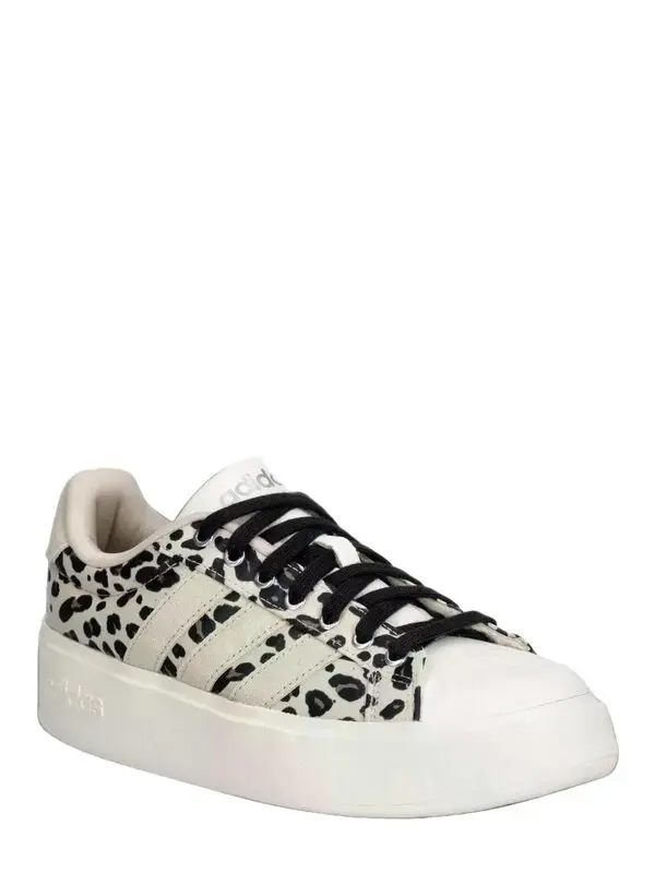 Adidas Leopard Print Platform Sneakers - Neutrals