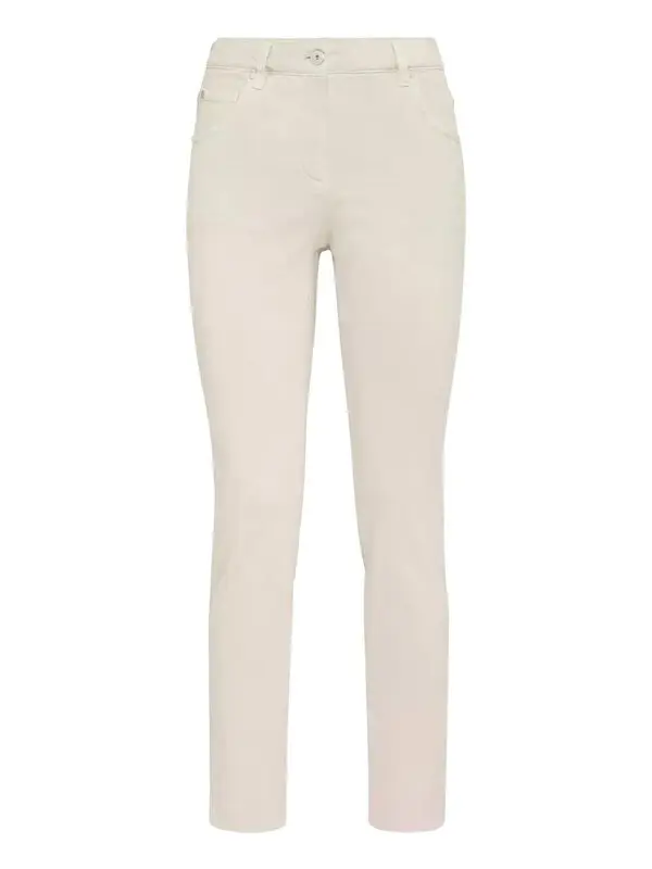 Brunello Cucinelli Mid-rise Skinny Jeans - Neutrals