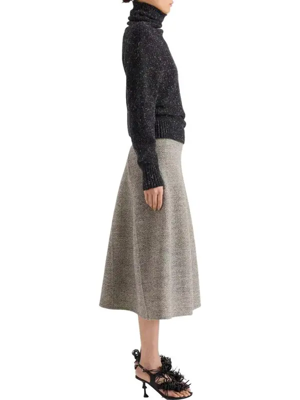 Proenza Schouler Abie Sweater In Donegal Knit - Black