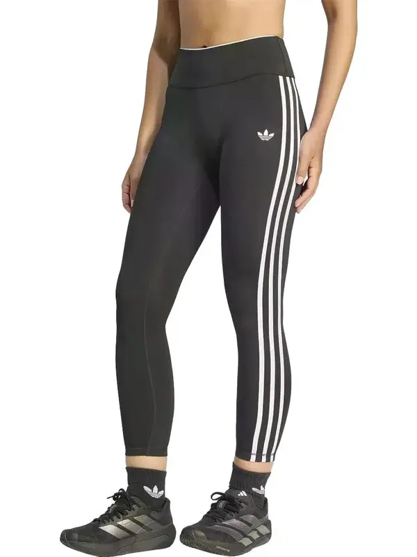 Adidas Logo-print Side-stripe Trousers - Black