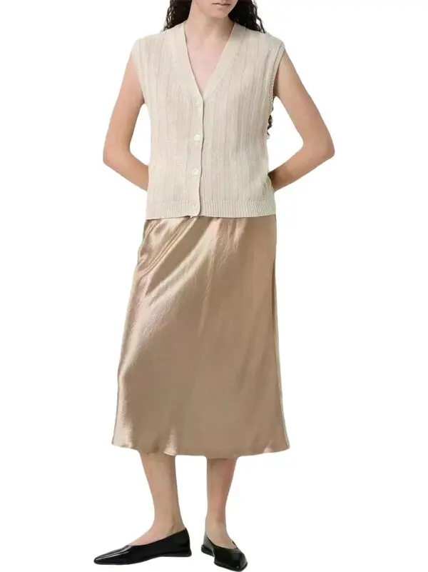 Max Mara Linen Gilet - Neutrals