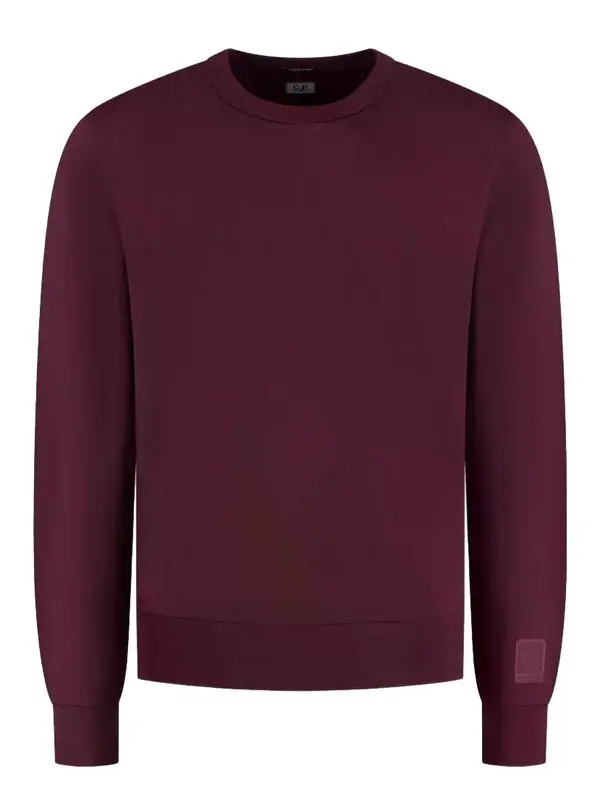 C.P. COMPANY Metropolis Series Logo-patch Sweater - Red