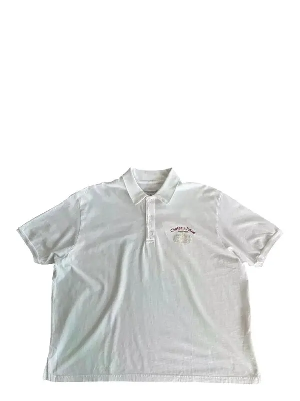 GALLERY DEPT. Chateau Josue Embroidered Polo Shirt - White