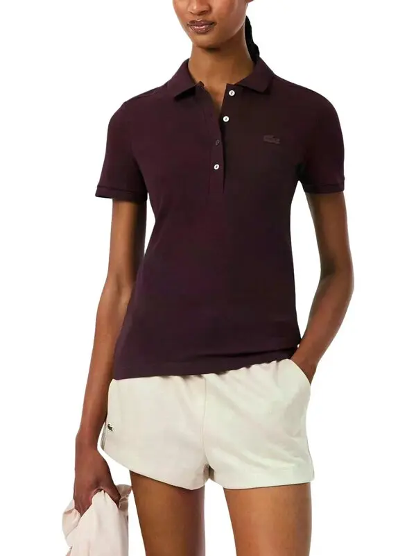 Lacoste L.12.d Polo Shirt With Logo Patch - Red