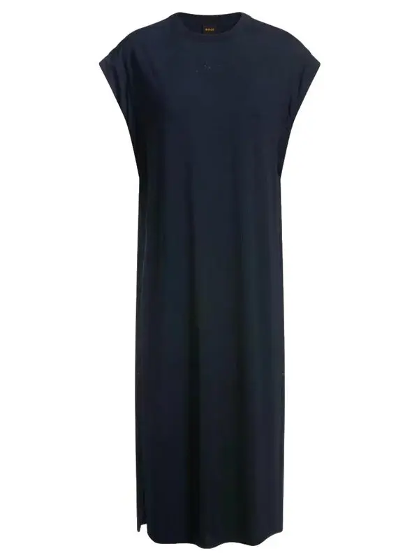 BOSS Side-slit Midi Dress - Blue