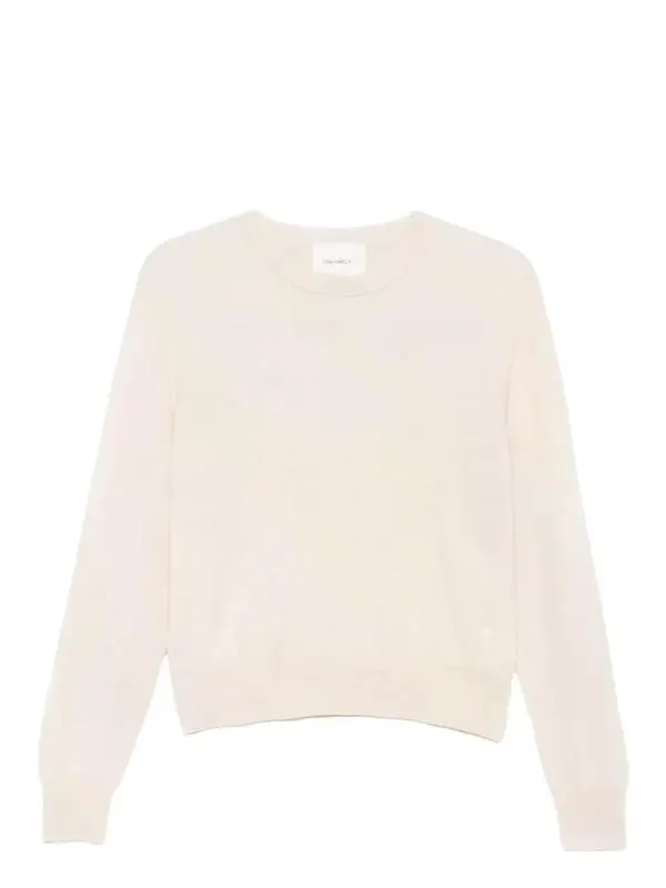 LISA YANG Greer Crew-neck Long-sleeve Sweater - Neutrals