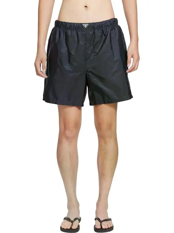 Prada Re-nylon Swim Shorts - Blue