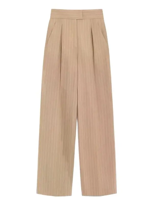 Valentino Garavani Faded Pinstripe Trousers - Neutrals