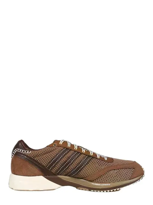 Adidas X Wales Bonner Adizero Adios Crochet-tongue Sneakers - Brown