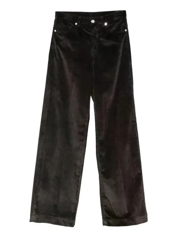 NINE:INTHE:MORNING Corduroy Wide-leg Trousers - Grey