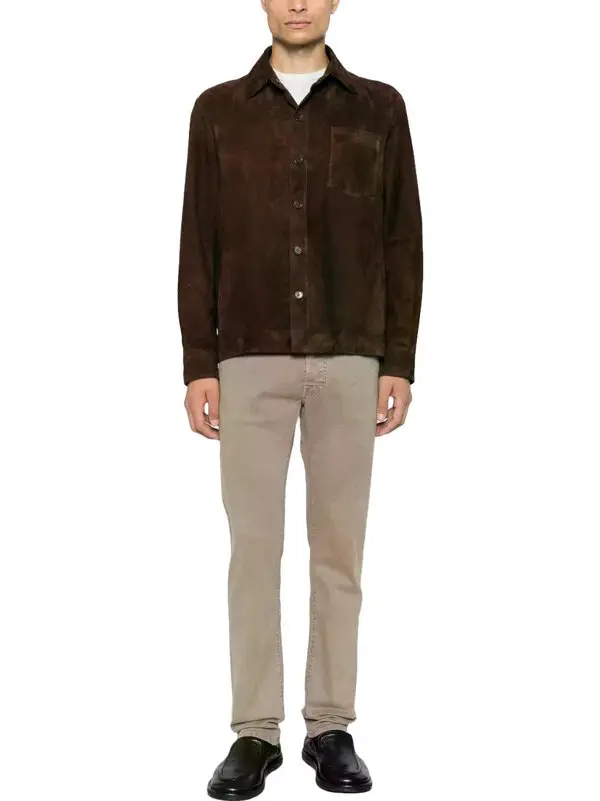 Jacob Cohen Bard Slim-fit Trousers - Neutrals