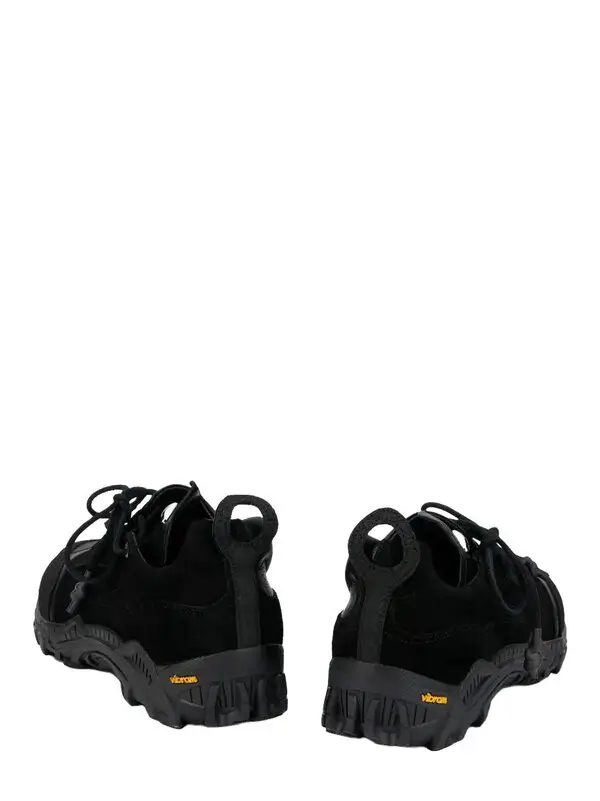 Our Legacy Gabe Panelled Leather Sneakers - Black