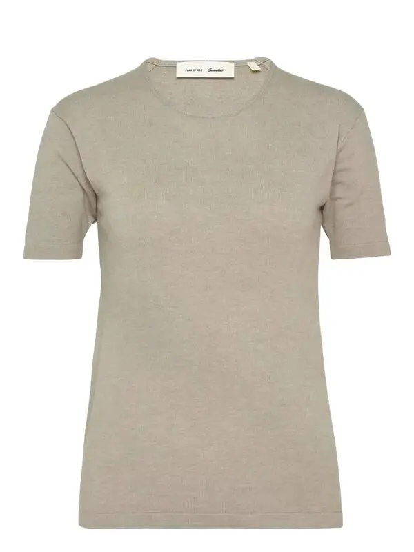 Fear Of God Logo Patch T-shirt - Grey