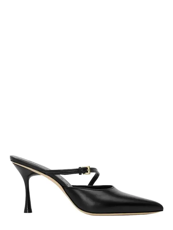 Studio Amelia Alto Buckle-strap Mules - Black