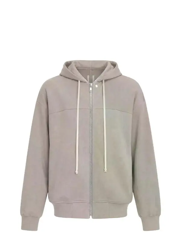 Rick Owens Zip-up Drawstring Hoodie - Neutrals