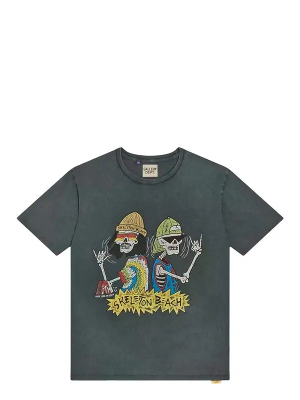 GALLERY DEPT. Skeleton Beach Graphic T-shirt - Black