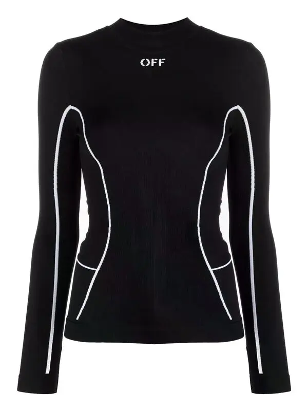Off-White Long-sleeve Performance T-shirt - Black
