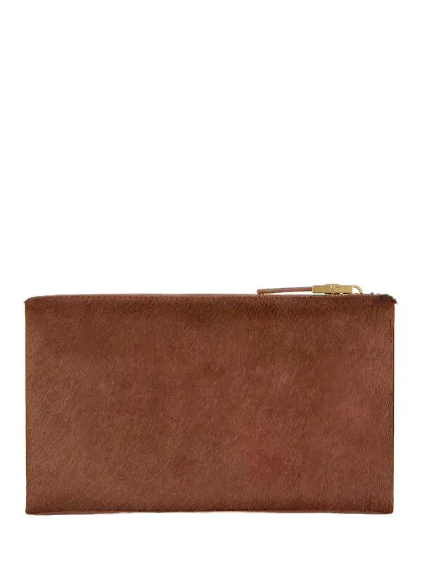 Elisabetta Franchi Cowhide Clutch Bag - Brown