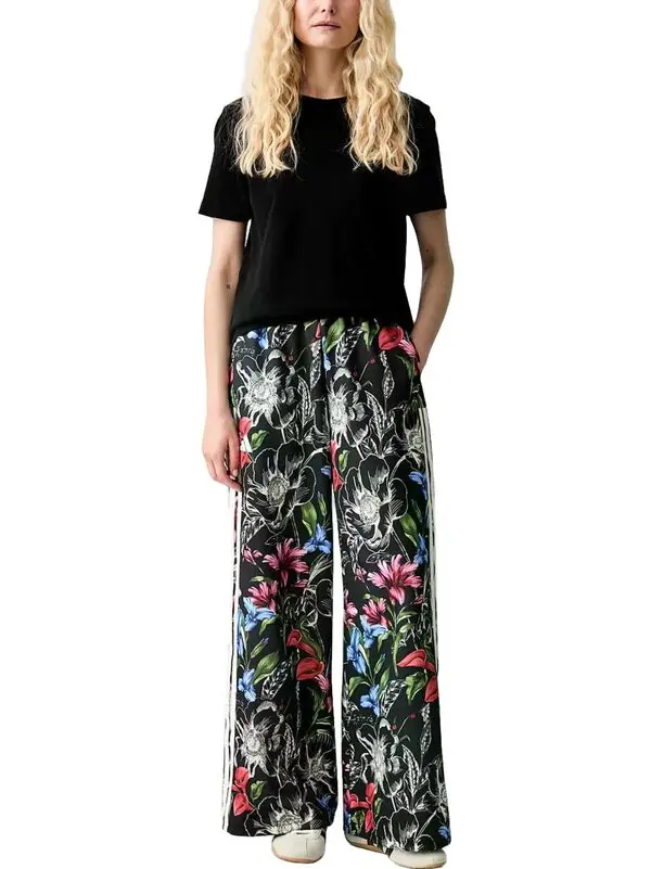 Adidas X Farm Rio House Of Tiro Floral Print Track Pants - Black