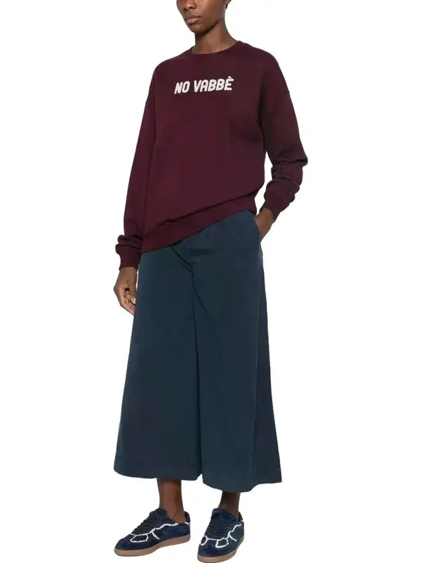 MC2 SAINT BARTH Slogan Print Cotton Sweatshirt - Red