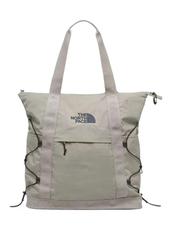 The North Face Logo-embroidered Tote Bag - Grey