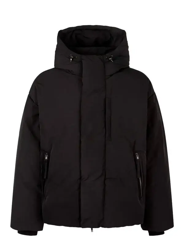 STUDIO TOMBOY Hooded Zip-up Jacket - Black