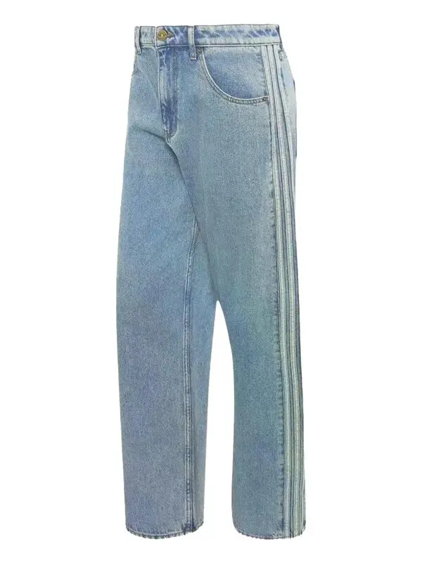 Adidas Side-stripe Jeans - Blue