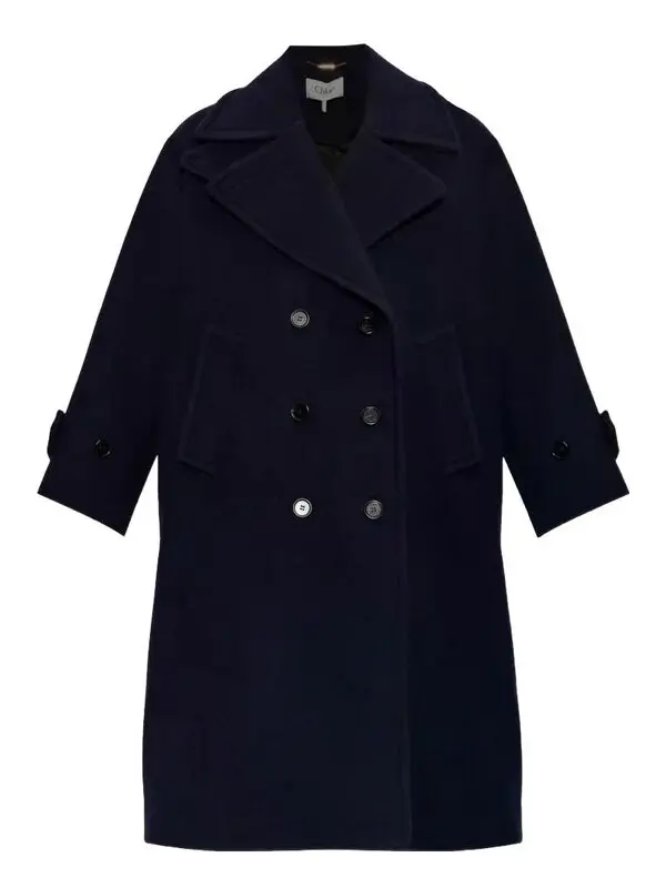 Chloé Double-breasted Coat - Blue