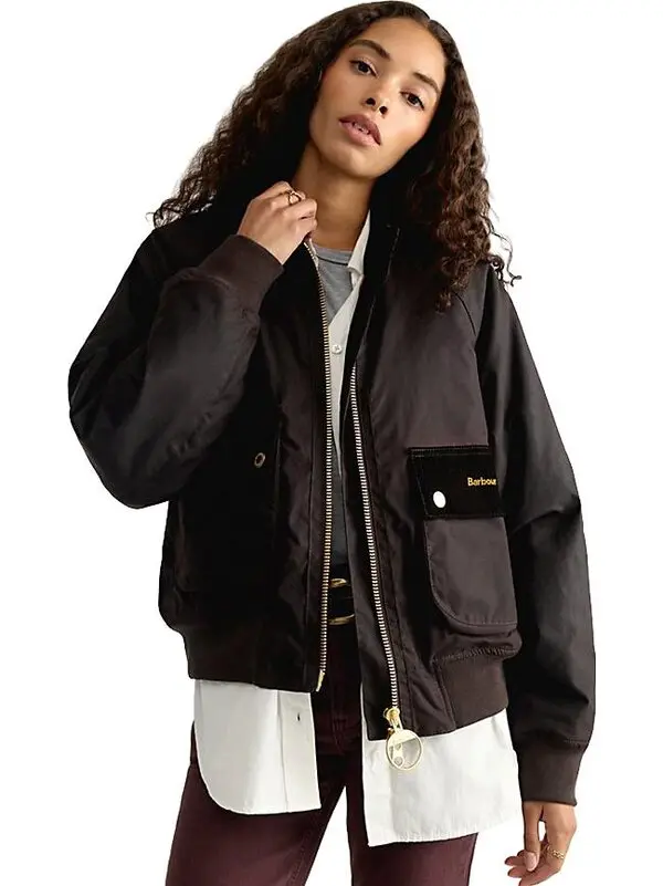 Barbour Ivybridge Wax Jacket At - Rustic