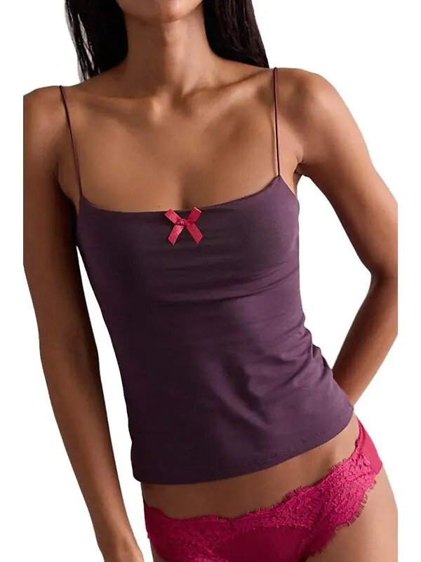 BUTTERCUP Chloe Organic Cotton Cami - Berry Pie