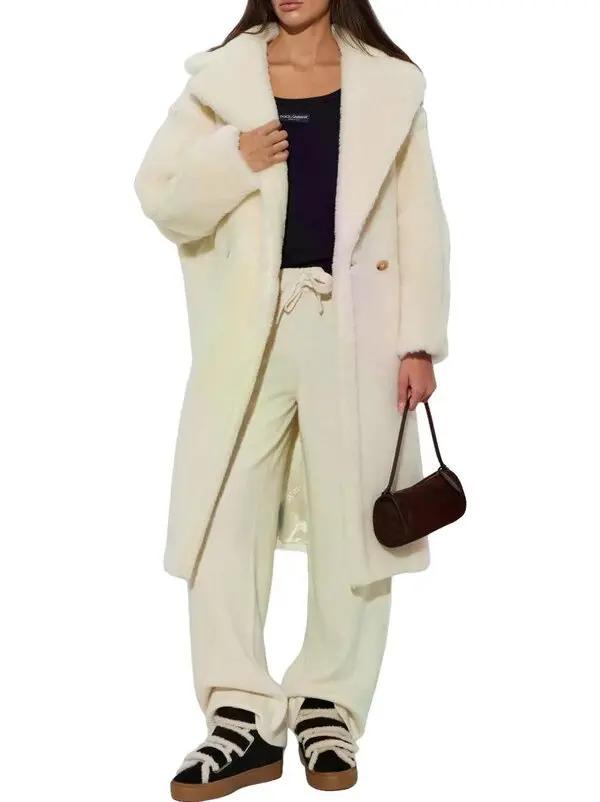 Max Mara Tedgirl Double-breasted Coat - Neutrals