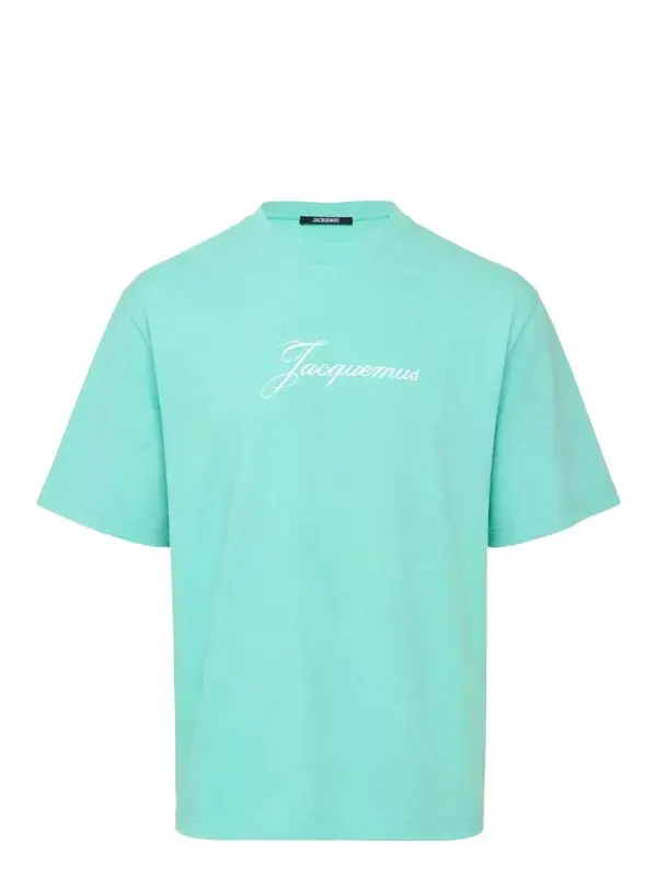Jacquemus Logo-print Jersey T-shirt - Green